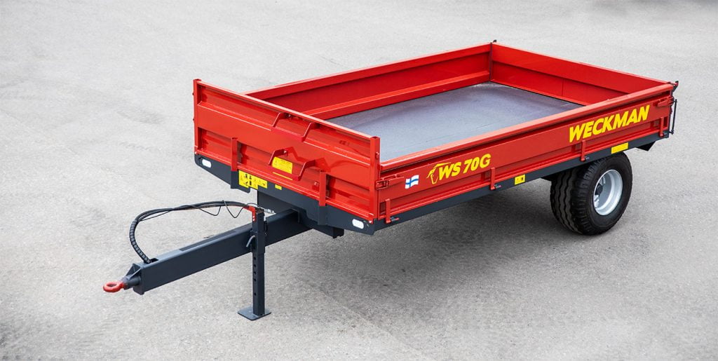 Grain trailers with sides that can be opened - Tractor trailers | Weckman