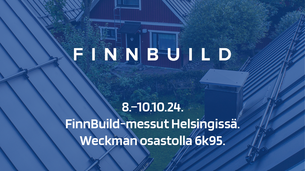 Weckman FinnBuild-messuilla 8.–10.10.2024 - Weckman
